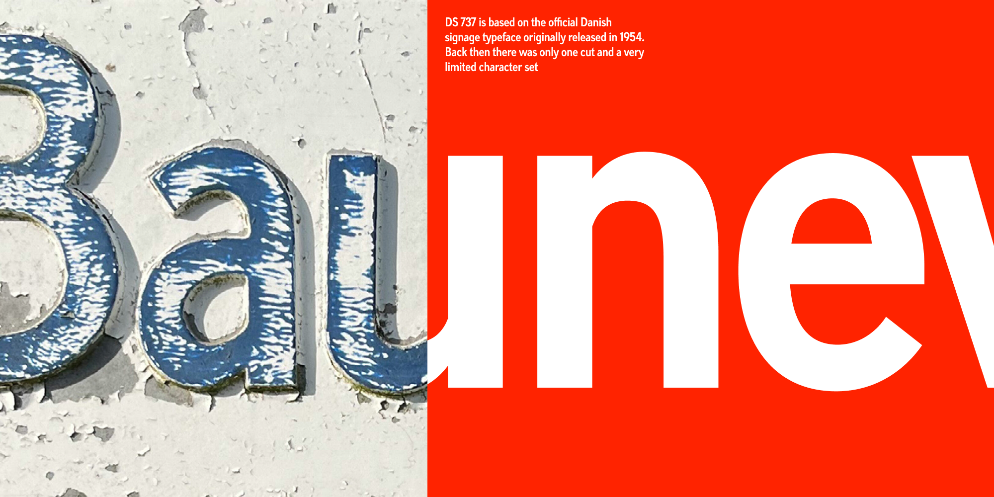 Playtype Fonts and typefaces - DS 737 Condensed