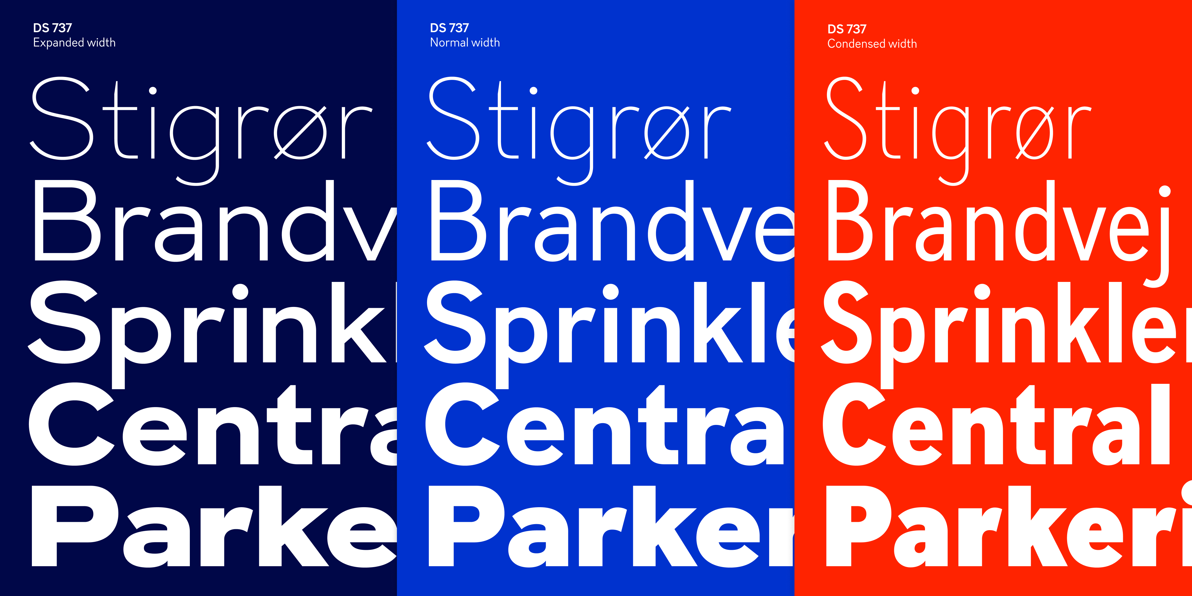 Playtype Fonts and typefaces - DS 737 Condensed